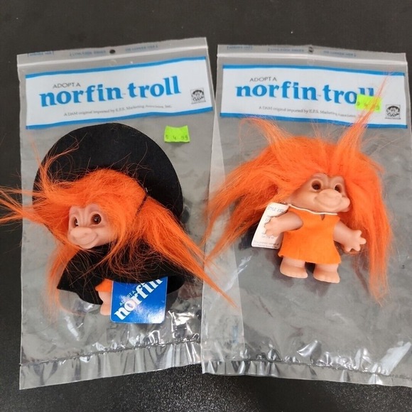 Dam Norfin | Toys | Witch Wanda 3 Dam Troll Doll With Tag And Bag And ...